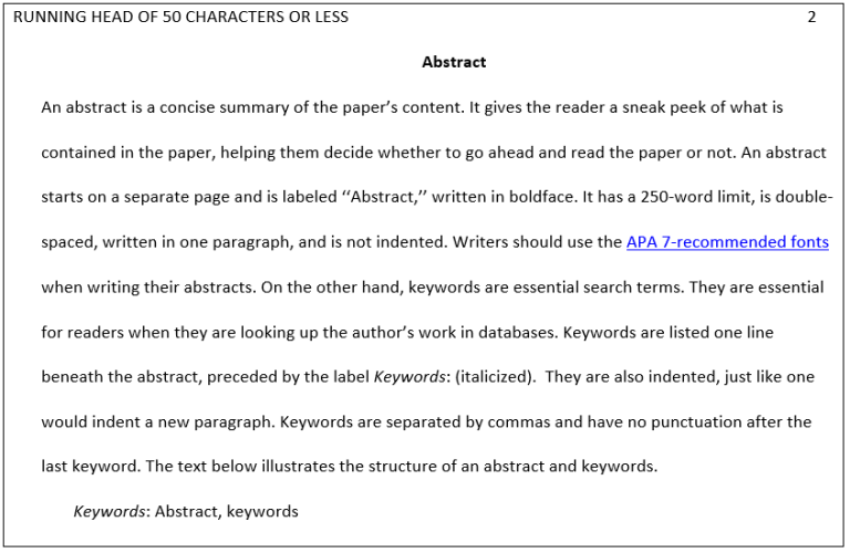 APA 7 Paper: Structural Features - Bibliography Makers | Free APA 7 ...